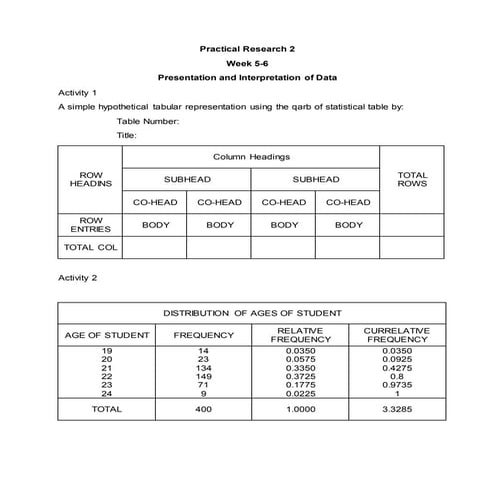 Practical research 2 week 5 6 | DOCX