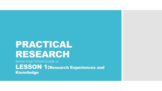 Introduction to Research Experiences and Knowledge.pptx