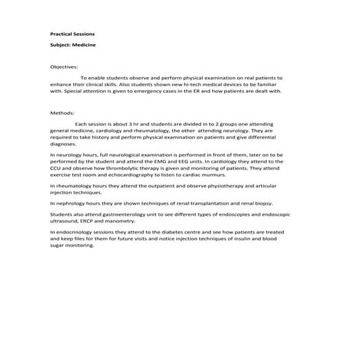 New: 5th year Course Book/Clinical Medicine | DOC