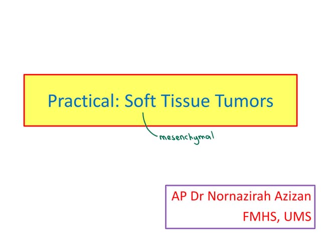 Practical Soft Tissue Tumor Lecture Notes | PPT Practical Soft Tissue Tumor Lecture Notes | PPT