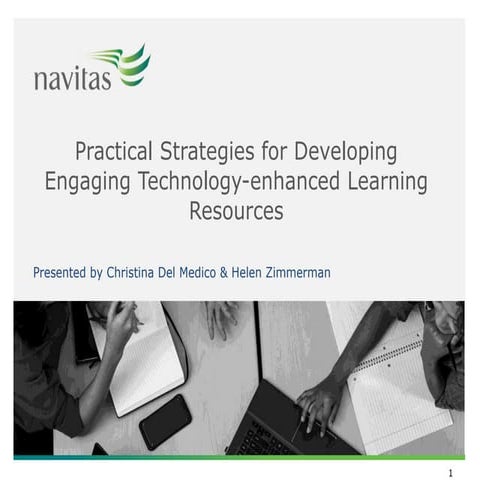 Practical strategies for developing engaging, technology enhanced ...
