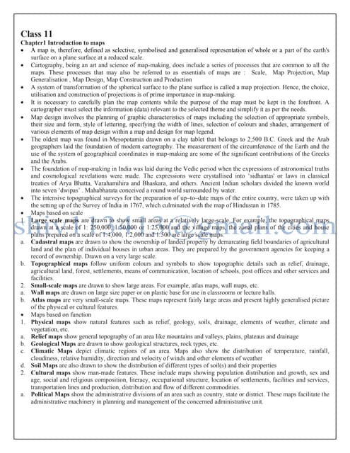 Toposheet interpretation | DOC | Geography | Science