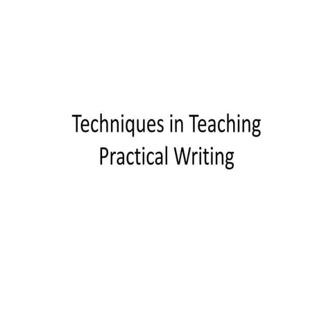 Prac writing | PPTX