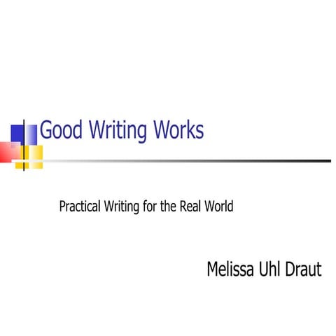 Practical Writing presentation | PPT