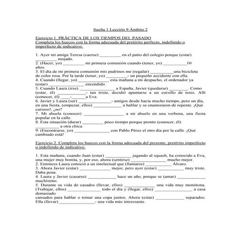 Practica pasados | PDF