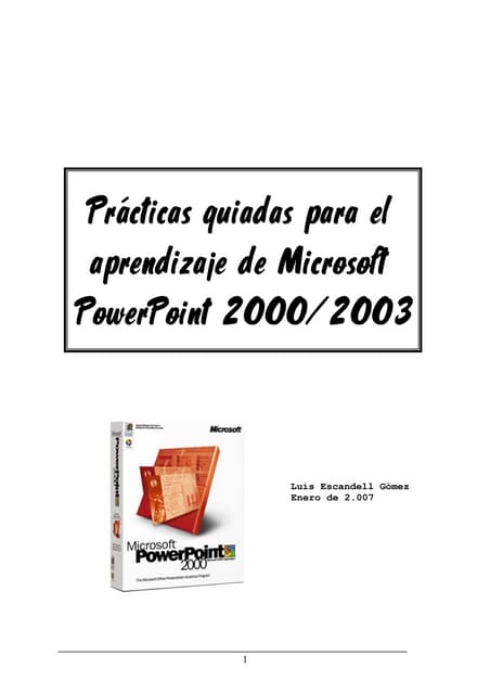 Practica 1 power point avanzado | PDF