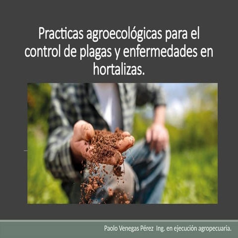PRACTICAS AGROECOLOGICAS EN CULTIVOS HORTALIZAS | PPTX