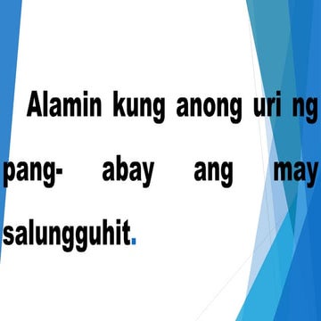 PAGSASANAY FILIPINO 4 | PPTX