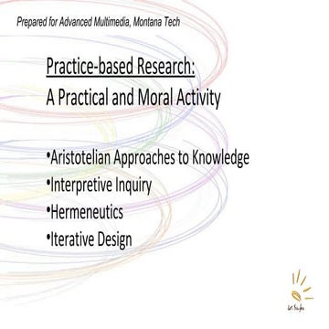 Practice-based research | PPT