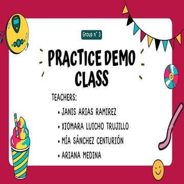 PRACTICE DEMO CLASS FOR METHODOLOGY OF ELT | PPT