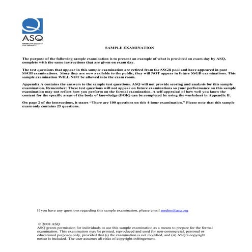 Practiceexamssgb | PDF