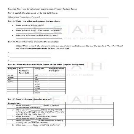 Easy English at Home Pre-intermediate 2 | PDF