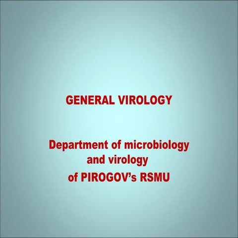Practice general virology RNRMU | PPT