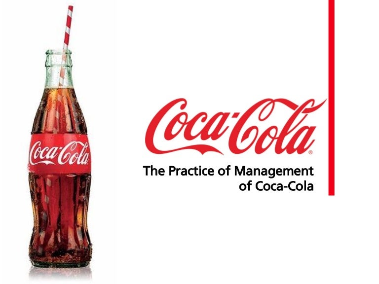 Practice of management of coca cola