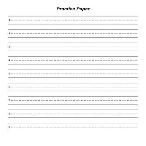 Practice Paper | PDF