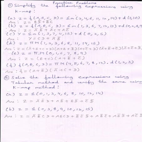 Practice problems for K-map + Tabular method.pdf