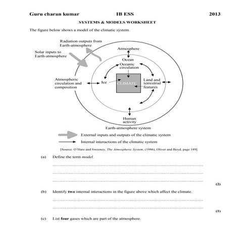 Practice sheet systmes & models 1 | PDF