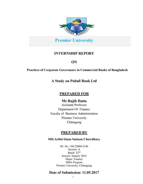 internship report sample.pdf by Bhupendra mati pandey a BHU student. | PDF