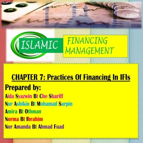 Practices of financing in if is | PPTX