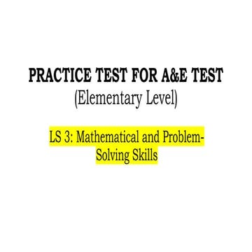 PRACTICE TEST FOR A&E TESTtttttttt4.pptx