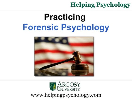 FORENSIC PSYCHOLOGY | PDF