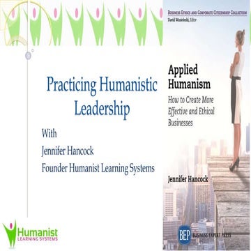 Practicing humanistic leadership | PPTX