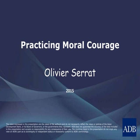 The moral courage | PPTX