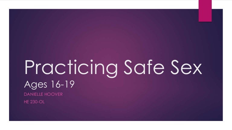 Practicing Safe Sex