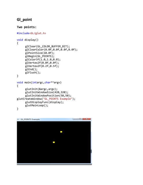 computer graphics at openGL | DOCX