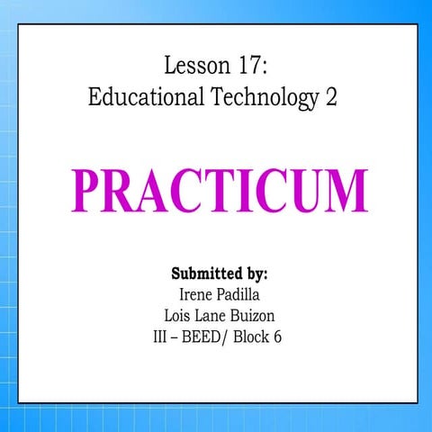 Practicum | PPT