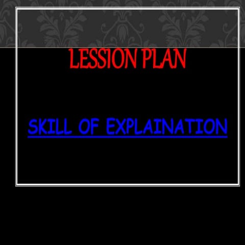 micro teaching lesson plan | PPTX