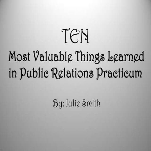 Practicum Presentation | PPTX | Women\'s Outerwear | Women\'s Clothing