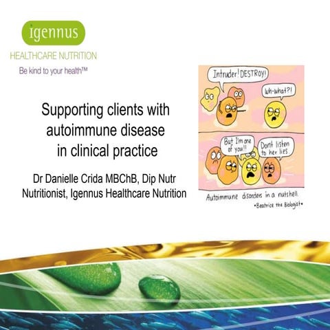 Supporting clients with autoimmune disease in clinical practice | PPT