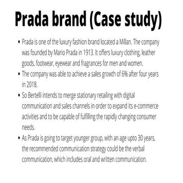 Prada brand (Case study) | PDF