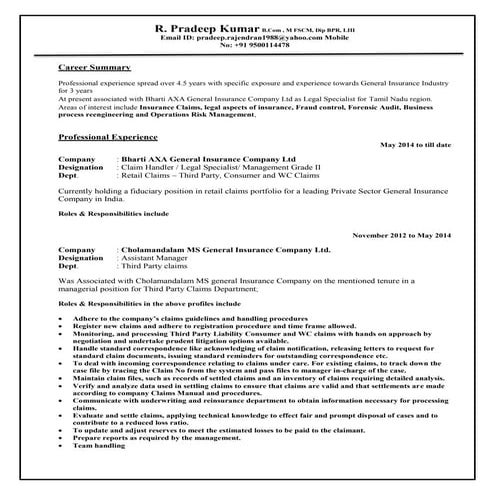 Pradeep Kumar Rajendran Pdf Management Consulting Industry Industries