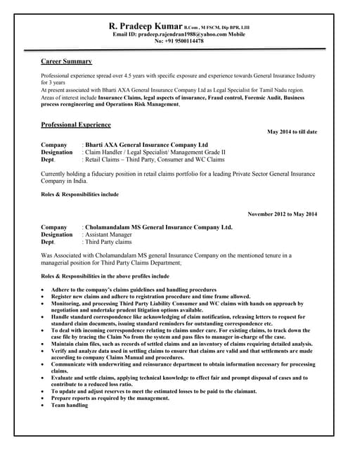 Pradeep Kumar Rajendran Pdf Management Consulting Industry Industries