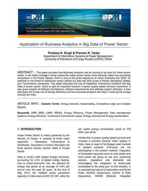 Implementing Oracle Utility-Meter Data Management For Power Consumption | PDF | Cloud Computing ...