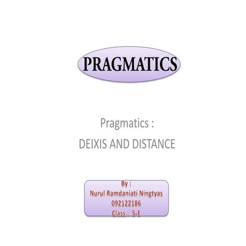 Pragmatics | PPTX