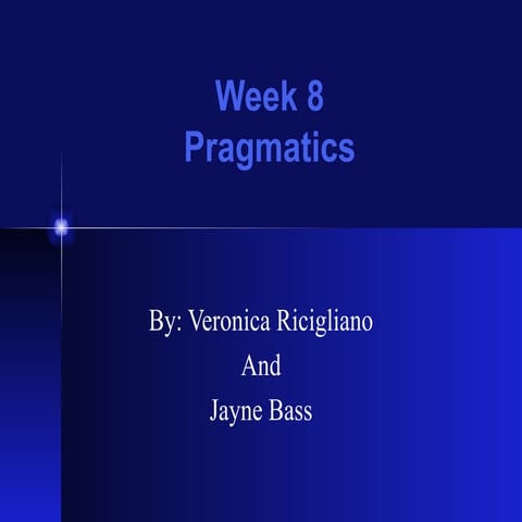 Pragmatics | PPT