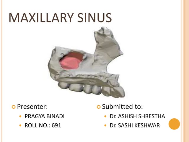 Antral Puncture and Sinus Lavage (Washout).pptx