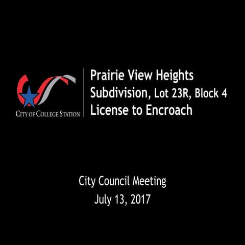 Prairie View Heights Encroachment | PPT