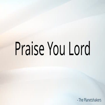 PRAISE JAM.pptxbsjsiskajajaahahahahahahaha | PPT