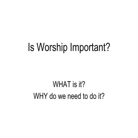 Praise & worship | PPT