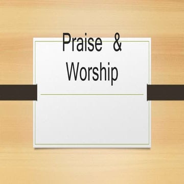 CFC Songs of Praise and Worship | PPSX