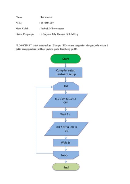 Percobaan menyalakan 2 LED kedap-kedip | PDF