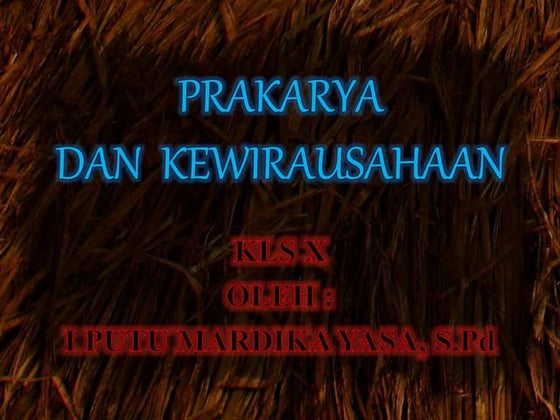 Prakarya Kerajinan Bahan Keras kelas 9.pptx