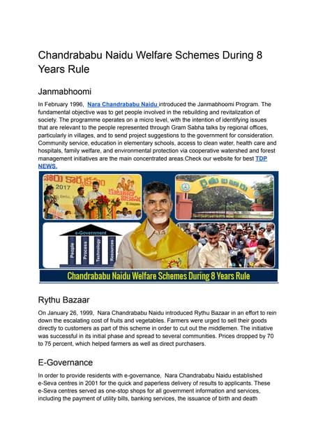 N Chandrababu Naidu's Digital Governance Revolution in Andhra Pradesh | DOCX