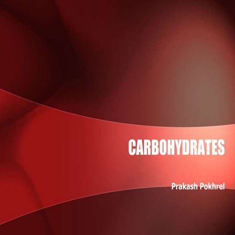 Carbohydrates | PPT | Free Download