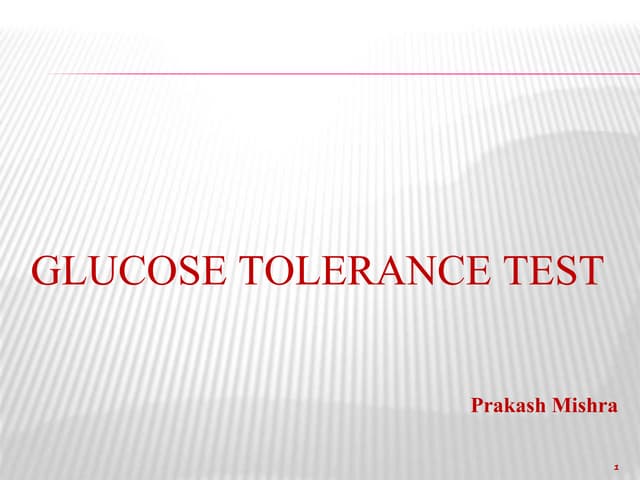 Differences between Oral glucose tolerance test and Oral glucose ...