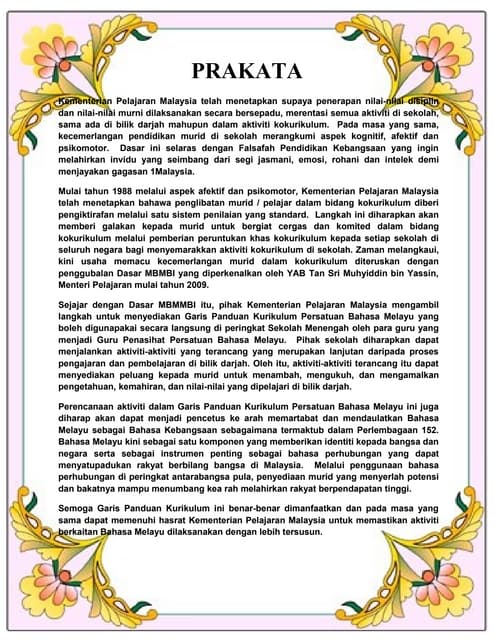 Prakata modul membaca dan menulis